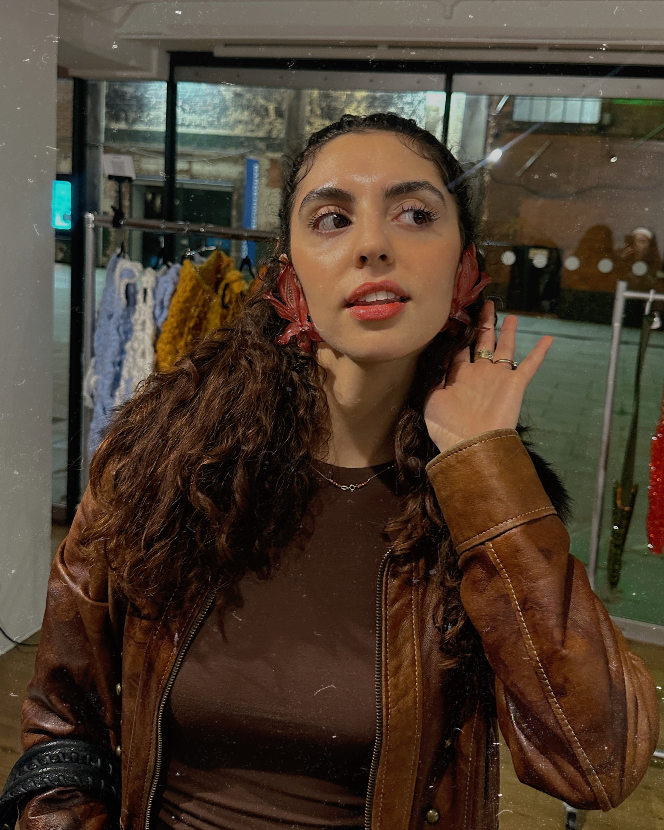 Flame Orchid Earrings – Ivy J Studio